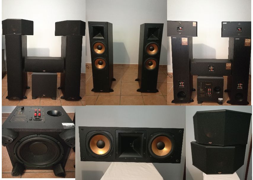 √ Klipsch Rf3 Rc3 Rs3 Ksw12 - Serie II Occasione Usato - Codice 196173