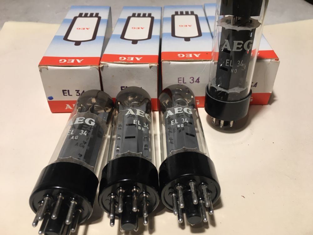 √ El34 Aeg, Nos/nib, Quartetto Selezionato Occasione Usato - Codice 237487