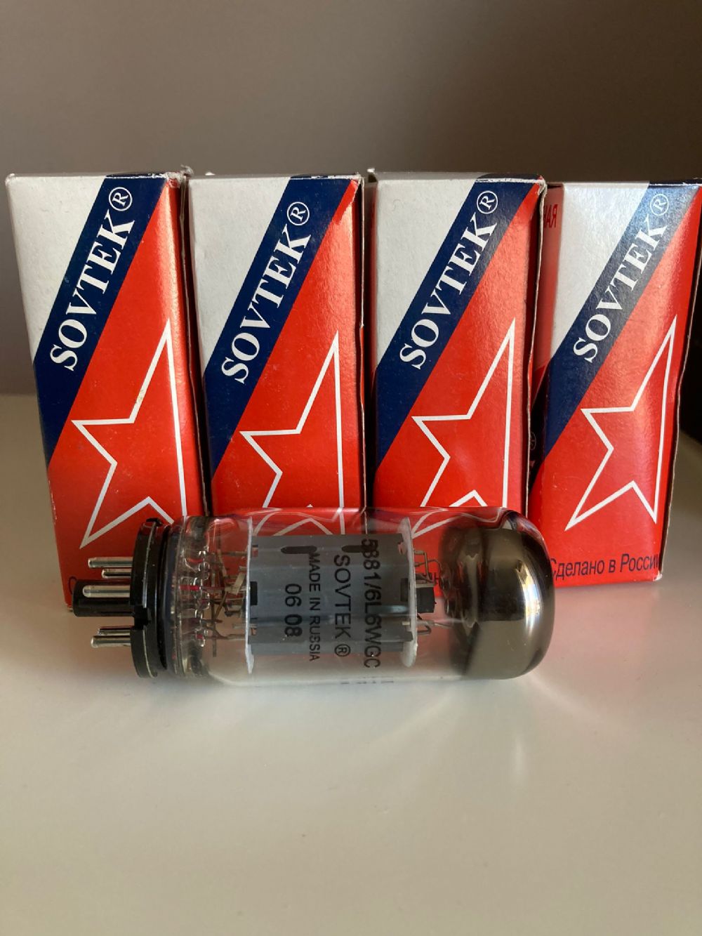 √ Quartetto Valvole Sovtek 6l6 Occasione Usato - Codice 306192