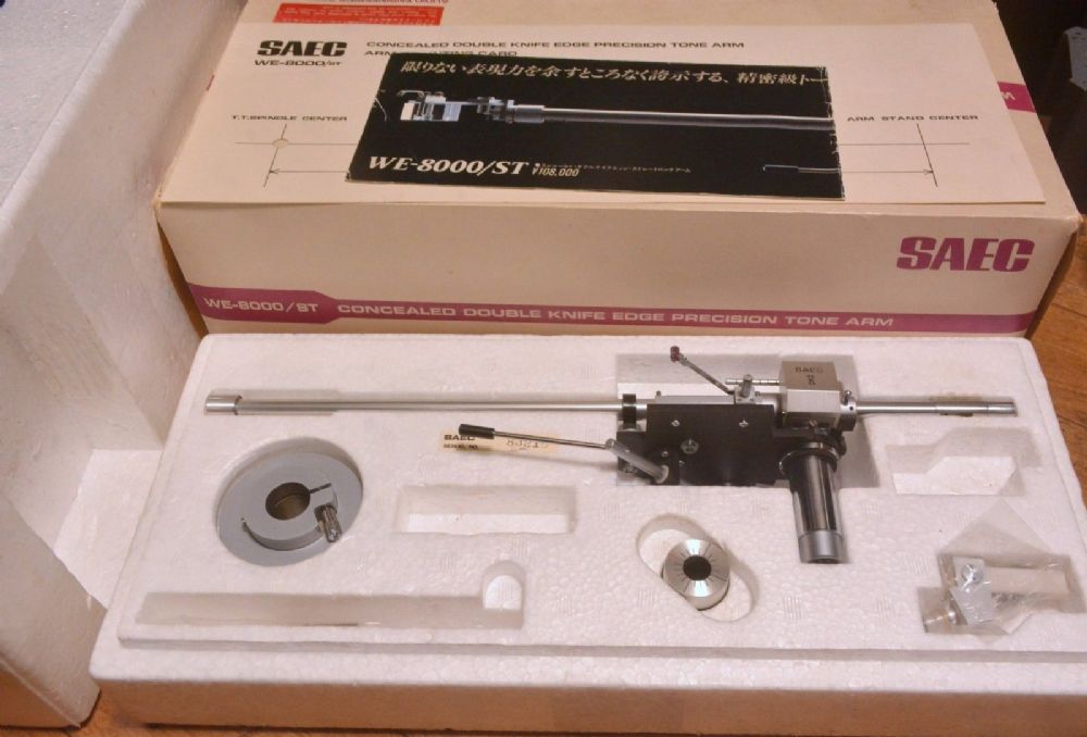 √ Saec We-8000 st Tonearm Long Type Occasione Usato - Codice 329354