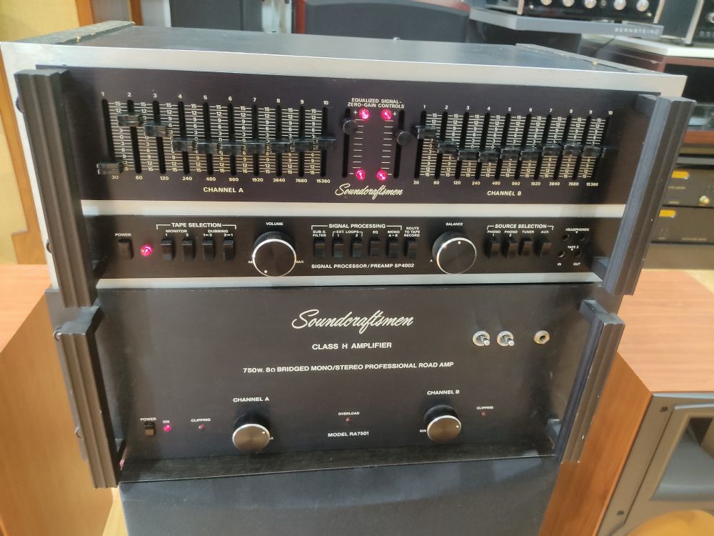 √ Soundcraftsmen Sp4002 + Model Ra7501 Occasione Usato Garantito ...