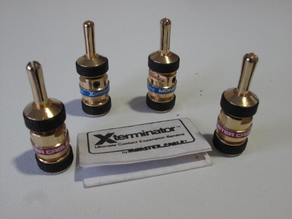 √ Monster Cable X-terminator Connettori Diffusori-ampli Occasione Usato ...